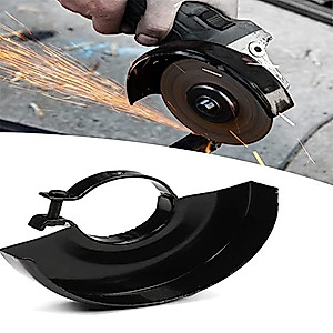 Utoolmart 4 Inch Wheel Guard Black for Angle Grinder 1Pcs