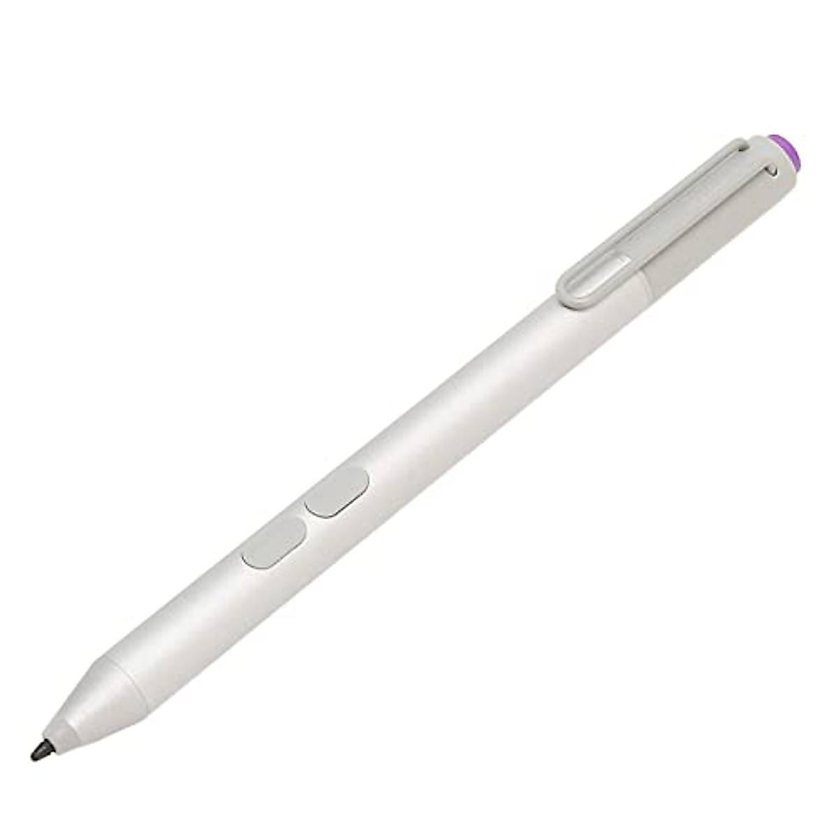 Silver Capacitive Stylus Pen Wireless Connection 256 Levels of Pressure Sensitivity Easy Access for Computer and Tablet