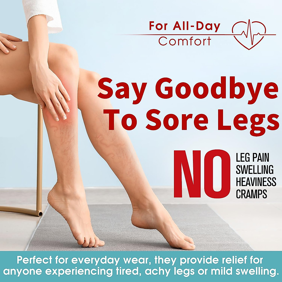 Thigh High Compression Socks for Women and Men Circulation(3 Pairs) Over the Knee-Best Support for Running,Travel (Large-X-Large, Black)