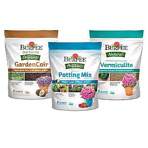Burpee Organic Premium Potting Mix, dirt