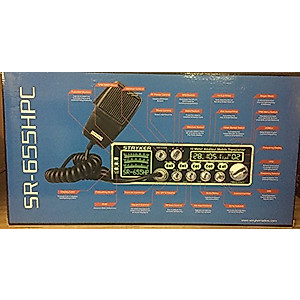 Stryker SR-655 10 Meter Amateur Radio, black