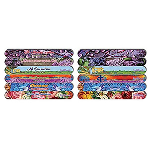 Spanish Christian Emery Board - Faith Hope Love (24-Pack) - 150/150 Grit Colorful Nail File - Nail Spa Party Favors Supplies - Stocking Stuffers Gift for Girls Women Kids Mom Girlfriend Christmas