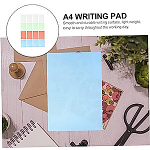 16pcs Translucent Reading Strip Writing Board Home Tools Bookmarks for Bulk PVC Exam Mats Dyslexia Tools for Dyslexia Reading Strips PVC Exam Plates Translucent Bookmarks
