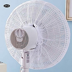 Finger Protector Fan Dust-Proof Cover, Daisy Anti‑Pinch Hand All Inclusive Protective Cover Washable Fan Mesh Cover, Kids for Electric Fan Children Summer(daisy, 16 inches)
