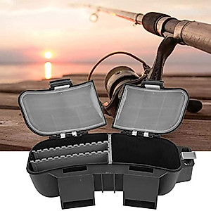 Niiyen Fishing Waist Bag, Portable Multi-Functional Fishing Tackle Organizer Box Waist Bag, for Lures Baits Hook, Fishing Bait Waist Fishing Bait Waist Box, Fishing Gear