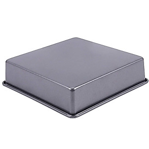 ZOENHOU 6 Set 8 Inch Baking Pan Square Cake Pan, Nonstick Bakeware Brownie Baking Pan, Carbon Steel Toaster Oven Square Sheet Pan