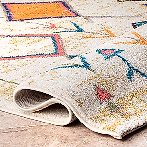 nuLOOM Vivian Moroccan Area Rug, 4' x 6', Multi