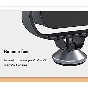 HytTer Sinks Under Sink Organizers,Kitchen Cabinet Organization,2 Tier Cabinet Shelf and Bathroom Organizer Rack for Kitchen Spices Cleaning Supplies Cosmetics/Black