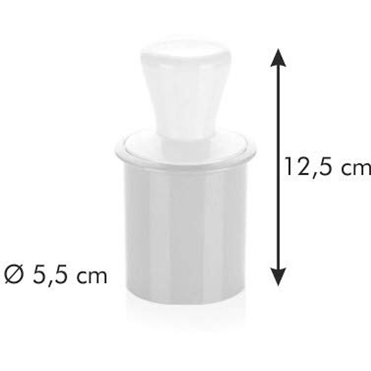 KAISHANE Silicone Cookie Stamps set for baking - Geo Geometric Figure Cookie Stamps with Handle and 6 Silicone Stamps High Heat Resistant to 480°F Yellow Color