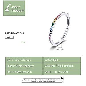 Qings Sterling Silver Ring Small Exquisite Ring As Surprise Gifts for All Ladies and Friends