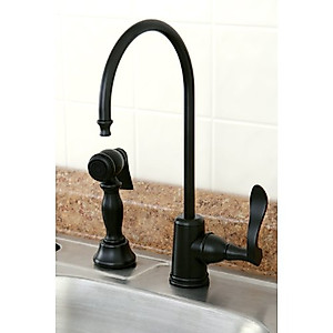 Kingston Brass Gourmetier KS7195CFL Century Single Handle Water Filtration Faucet, Oil Rubbed Bronze