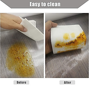 Shelf Drawer Liners for Kitchen Cabinets, Smilco Clear Nonslip Waterproof Non-Adhesive Washable Refrigerator Mats Bathroom Pantry Cupboard Drawer Shelf Liner Protector (17.5 Inches X 20 Ft)