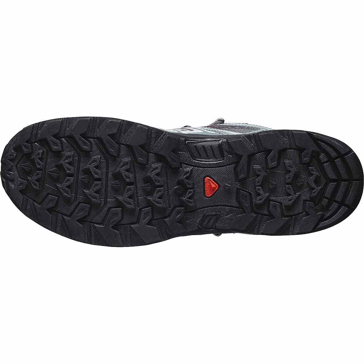 Salomon Women's X ULTRA PIONEER MID CLIMASALOMON™ WATERPROOF Hiking Boots for Women, Ebony / Stormy Weather / Wine Tasting, 6.5