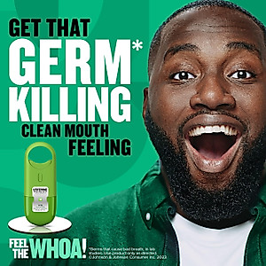 Listerine Total Care Zero Alcohol Anticavity Mouthwash, Bad Breath Treatment, Alcohol Free Mouthwash for Adults; Fresh Mint Flavor, 1 L, 2 Pack