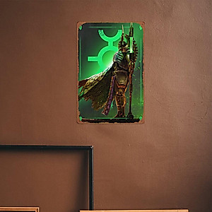 Necron Imotekh Stormlord 1 physical culture Poster Signs 8 x 12 Inch Decor Funny Chic Art Wall Decort Home Yard Signs Bar Hotel Cafe Pub Indoor Outdoor restauran