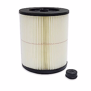 PUREBURG 17816 Replacement Red-Stripe Filter Compatible with Craftsman 5/6/8/12/16/32 Gallon Large Wet Dry Shop Vacs Replace Part# 9-17816/17816, 1-Pack
