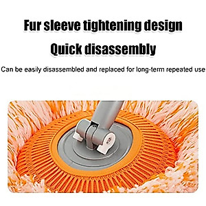 Mops for Floor Cleaning, 360 Degree Rotatable Adjustable Cleaning Mop, Extendable Wall Cleaner Mop,with Reusable Washable Mop Head, Wall Cleaning Mop for Wall Ceiling Floor