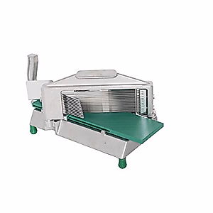 Caspian Tomato Slicer 3/16 inches Tomato Cutter Vegetable Slicer Knife with Built-in Polyethylene Slide Green Board for Commercial or Home Use, 1 Piece