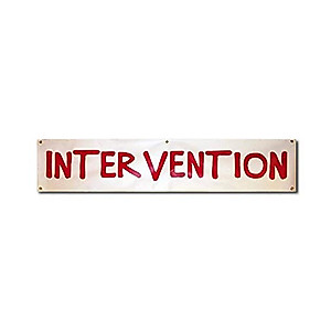 Cool TV Props How I Met Your Mother Intervention Banner HIMYM Hanging Vinyl Banner – 6’ x 15’ (1.8 m x 38cm)