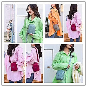 Small Crossbody Bags for Women Shoulder Bag Lightweight Nylon Cell Phone Purses