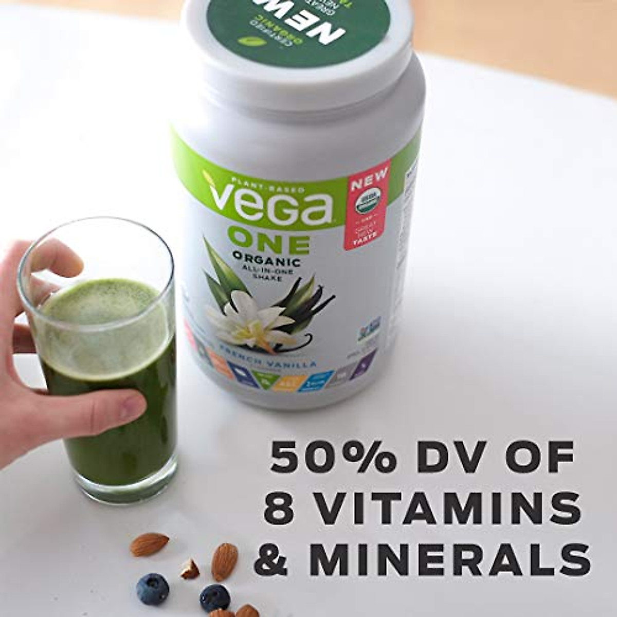 Vega One Organic Plant Protein Powder, Chocolate, 1.5 Ounce