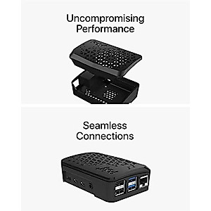 Argon Poly+ Case for Raspberry Pi 4 4GB/2GB/1GB | Heat Sink Included