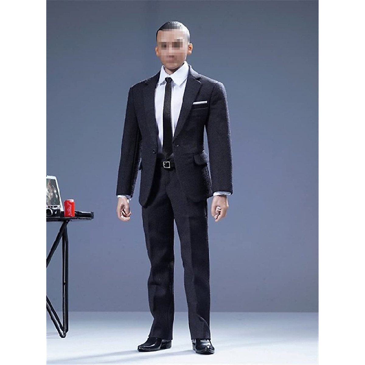 HiPlay 1/6 Scale Figure Doll Clothes, Shirt+Coat+Pants+Shoes Suit, Outfit Costume for 12 inch Male Action Figure Phicen/TBLeague CM085(Blue)
