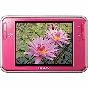 Sony Cybershot DSC-T2 8MP Digital Camera with 3x Optical Zoom (Pink)