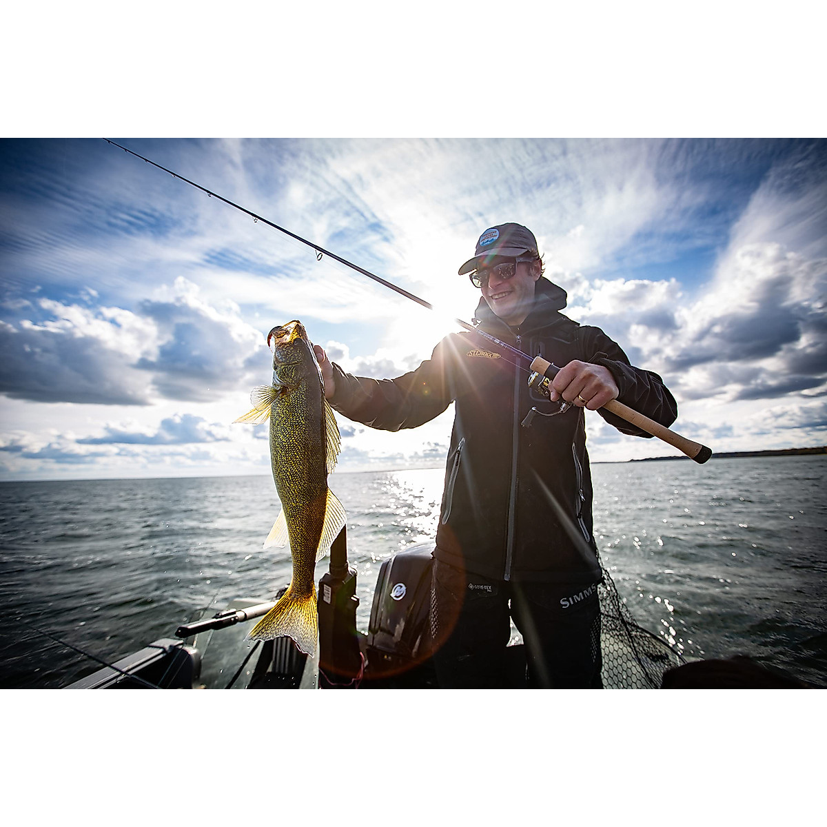 St. Croix Rods Legend Tournament Walleye Spinning Rod, LWTS73MLXF