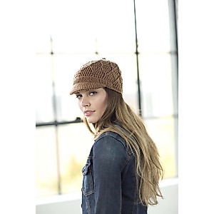 Pistil Women's Jax Knit Brim Beanie, Black