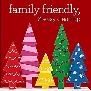 Apple Barrel PROMOABMP22 Holiday, 32 Piece DIY Set Featuring 26 Paints, 2 Mod Podge Acrylic Sealers and 4 Foam Brushes, Multi 56 Fl Oz