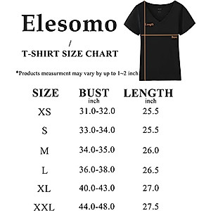 Elesomo Womens Long Sleeve T-Shirt Casual V-Neck Cotton Shirts Tops, Army Green XXL
