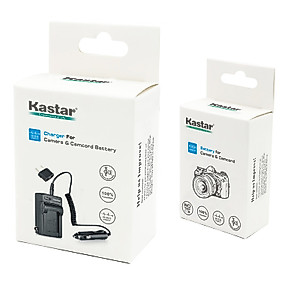 Kastar Battery + Charger for Canon NB-4L NB4L CB-2LV 2LVE and Digital IXUS 30 40 50 55 60 65 75 Digital IXUS i Zoom Digital IXUS i7 Zoom Cameras