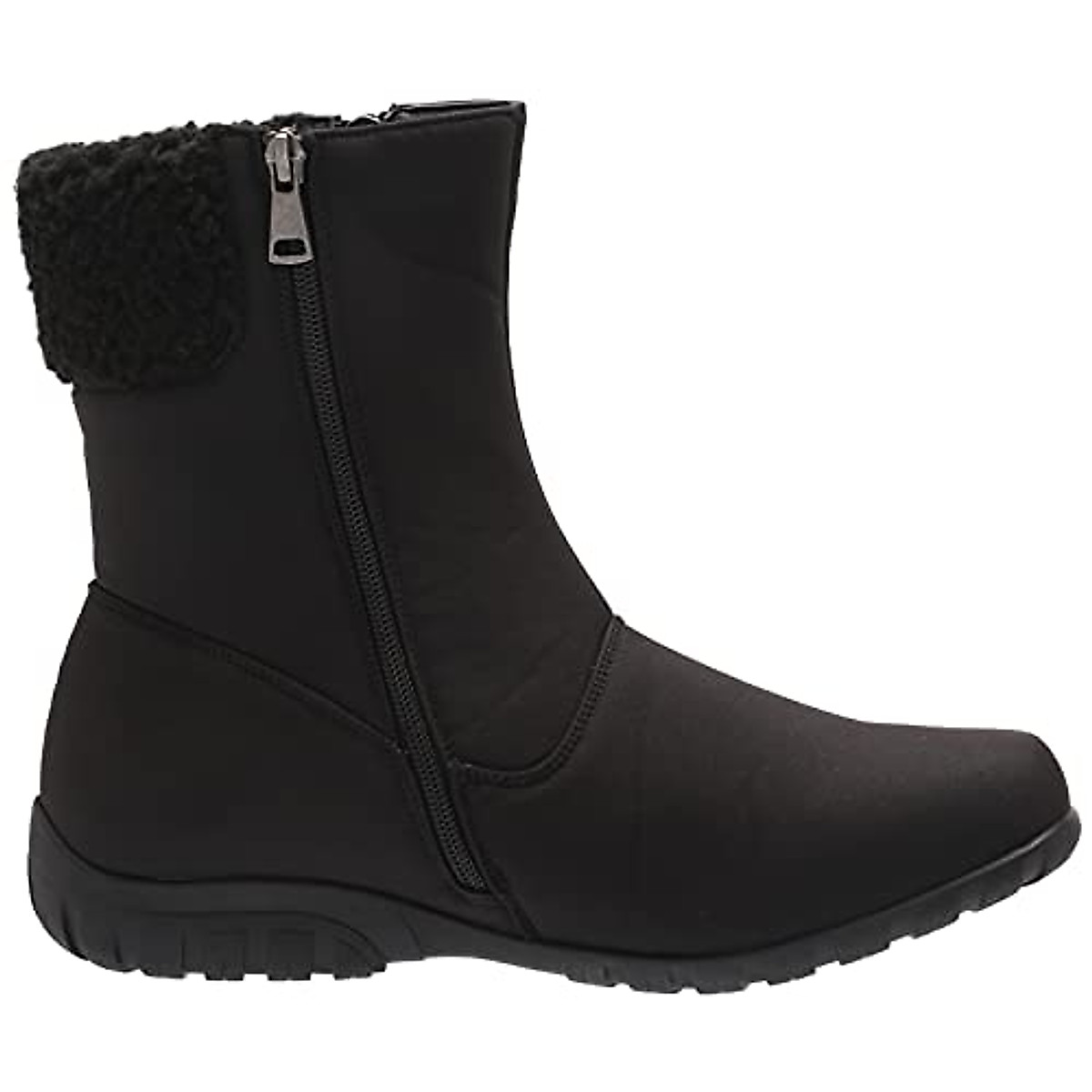 Propét Women's Dani Mid Snow Boot, Black, 10