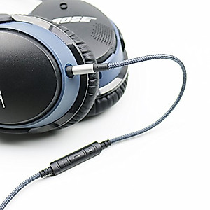 ABLET Audio Cable for Bose SoundTrue, SoundLink, SoundTrue Around-Ear II Headphones and Samsung Galaxy Sony Huawei Android with in-Line Mic Remote Volume