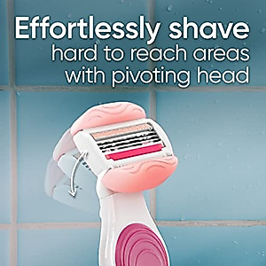 Gillette Venus Mini ComfortGlide White Tea Razors for Women, Includes 1 Venus Razor Mini Handle, 3 Razor Blade Refills, 1 Travel Case