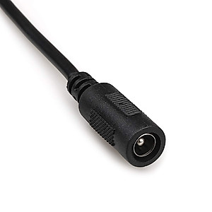 JEEUE 12V Power DC Male to Female Cable with On/Off Switch, 5.5mm x 2.1mm DC Cable Extension Inline Rocker Switch for Driving Recorder DC Desk Lamp DC Fan DC Strips -1FT