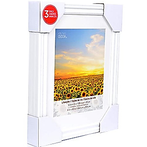 MICHAELS Bulk 4 Packs: 3 ct. (12 total) White 8”; x 10”; Frame with Mat, Lifestyles by Studio Décor®