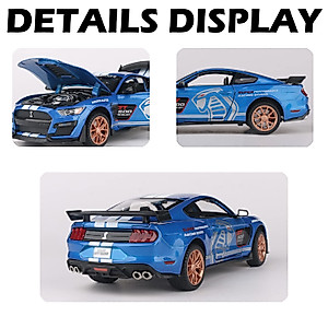 JACKIEKIM 1:24 Alloy Pull Back Car Diecast Model Truck for Forte Mustang,Collection, Mini Simulation Vehicles Toys for Kids,Boyfriend,Young Peoples Gift（Black）