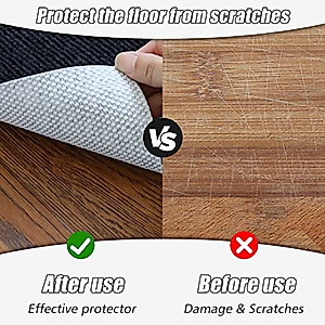 Sycoodeal Office Chair Mat,Computer Gaming Desk Chair Mat,Carpet for Hard Wood & Tile Floor,Large Anti-Slip Floor Protector Rug,Anti-Slip Home Chair Mat,Easy to Clean,48" X 36" Black