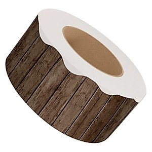 STOBOK 1 Roll whiteboard The office stickers decorative items sticker blackboard frame decor classroom bulletin board decors wood grain decorate plank border trim board decorations