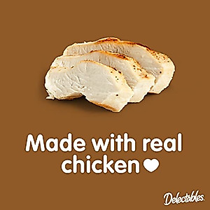 Hartz Delectables Gravy Non-Seafood Lickable Wet Cat Treat & Food Topper, Chicken, 12 Pack, 1.40 Ounce (Pack of 12)