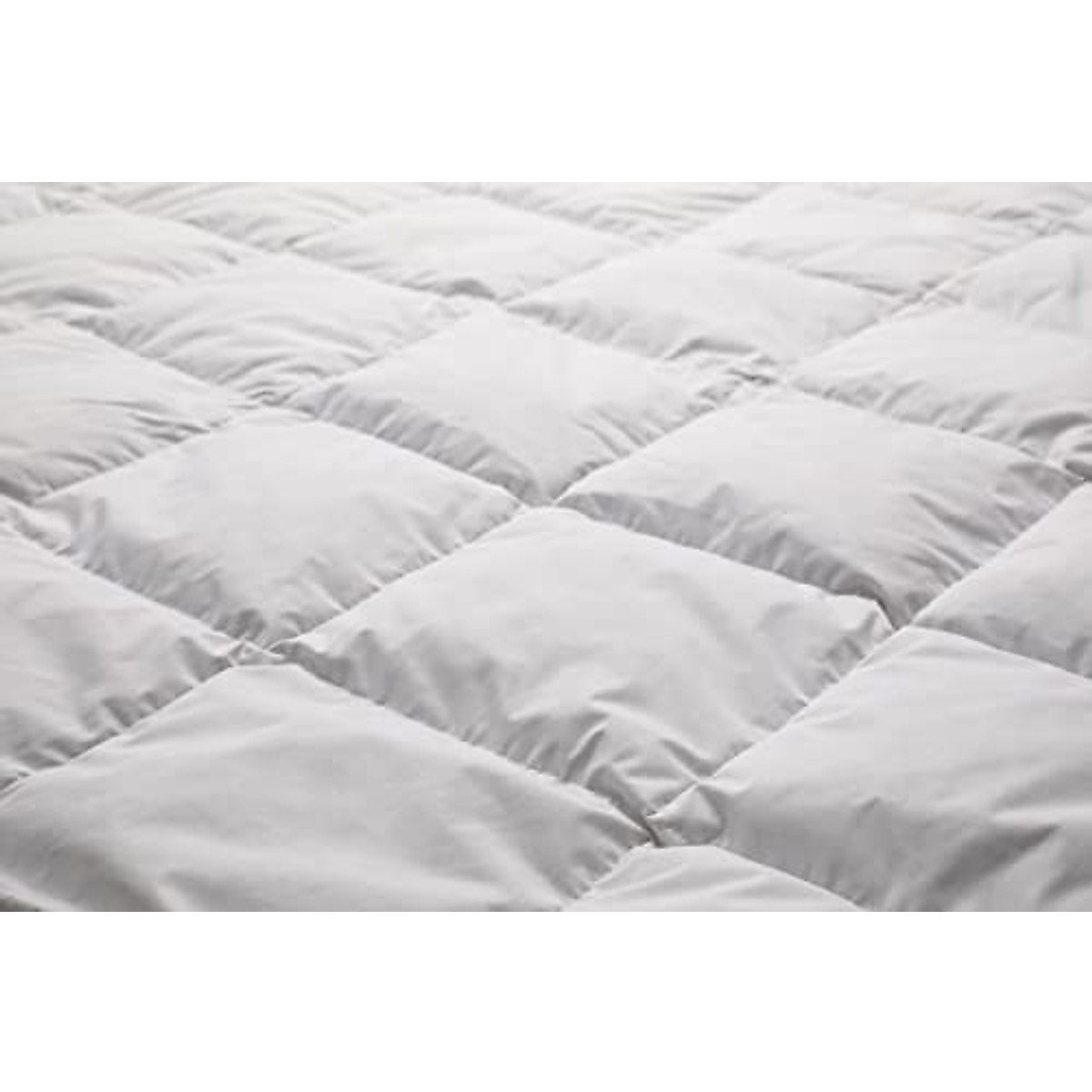 Zoyer Quilted Mattress Pad - Quilted Mattress Cover Deep Pocket Stretches Up to 16 Inches Deep, Fitted Sheet Mattress Topper - Twin