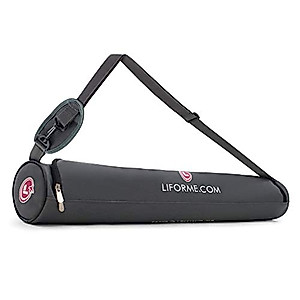 Liforme Printed Yoga Mat – Free Yoga Bag Included - Patented Alignment System, Warrior-like Grip, Non-slip, Eco-friendly, Sweat-Resistant, Long, Wide, 4.2mm thick mat for comfort