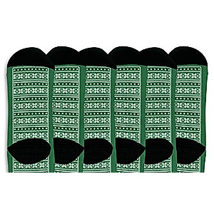 Christmas Joke Gifts Go Jesus It's Ya Birthday Winter Holiday Gift Socks 6-Pair Novelty Crew Socks