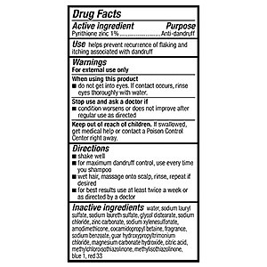 Amazon Basics 2-in-1 Dandruff Shampoo & Conditioner, Gentle and pH Balanced, 14.2 Fluid Ounces, 1-Pack (Previously Solimo)