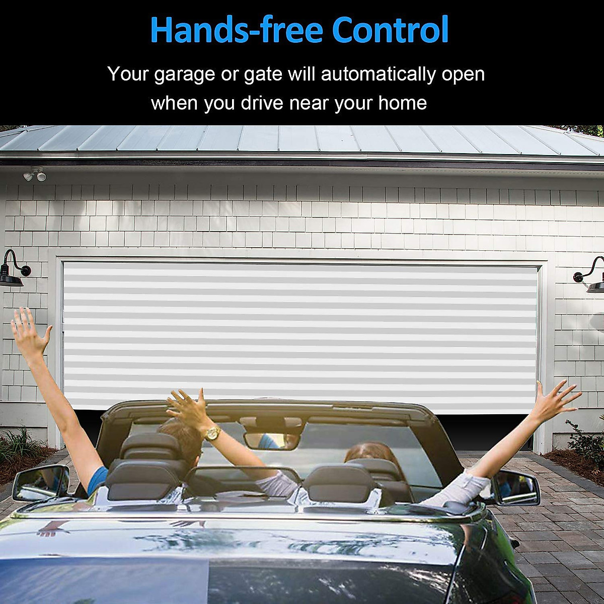 Garage WI-FI Remote Control for Grarage Door Opener with Orange/Red Learn Button,USB Type WI-FI Gate Remote Phone APP Control to Garage Opener,No hub Needed,Timer & Schedule,No Wiring Need