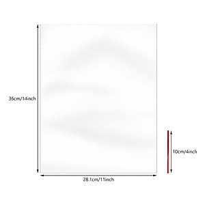 100PCS Cellophane Bags 11x14 inches, Clear Treat Bags with 4’’ Twist Ties, Plastic Cello Bags - 1.4 mils Thick OPP Rice Crispy Bags for Gift Goodie Favor Candy Cake Pop Birthday Party Cookies (11’’ x