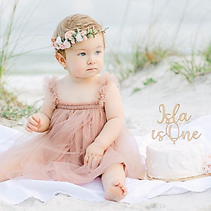 LZH Baby Girls Layered Dress Tulle First Birthday Dresses for Girls Toddler Princess Sleeveless Tutu Dress Pink