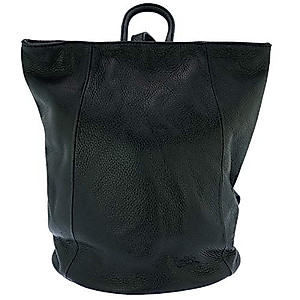 Fioretta Italian Genuine Leather Top Handle Backpack Purse Shoulder Bag Handbag For Women